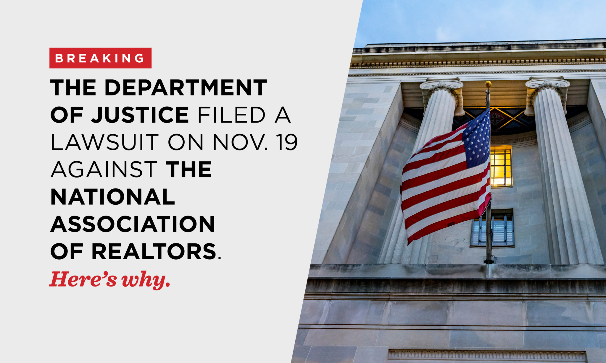NAR reaches agreement with Department of Justice - Chicago Agent ...