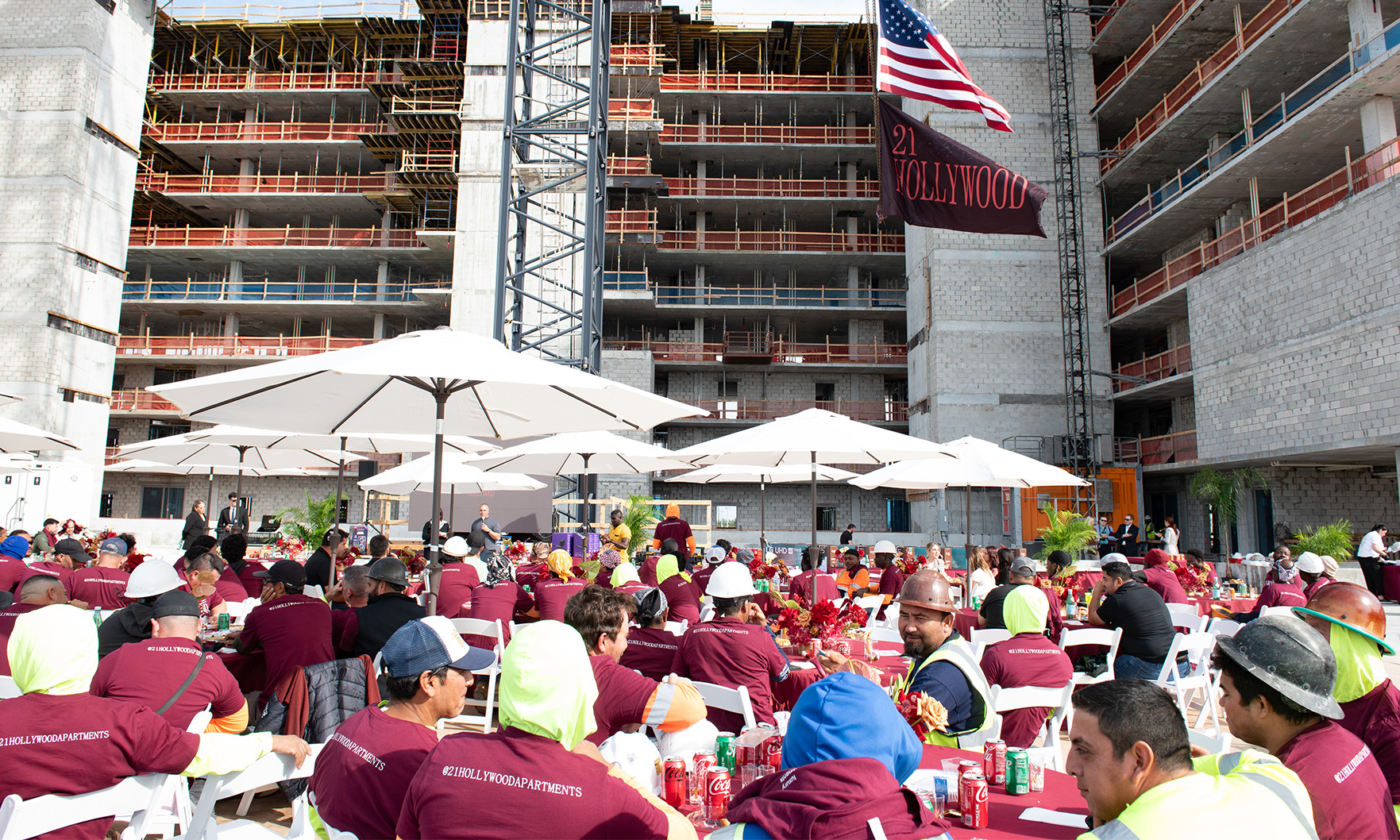 21 Hollywood’s topping off ceremony - South Florida Agent Magazine