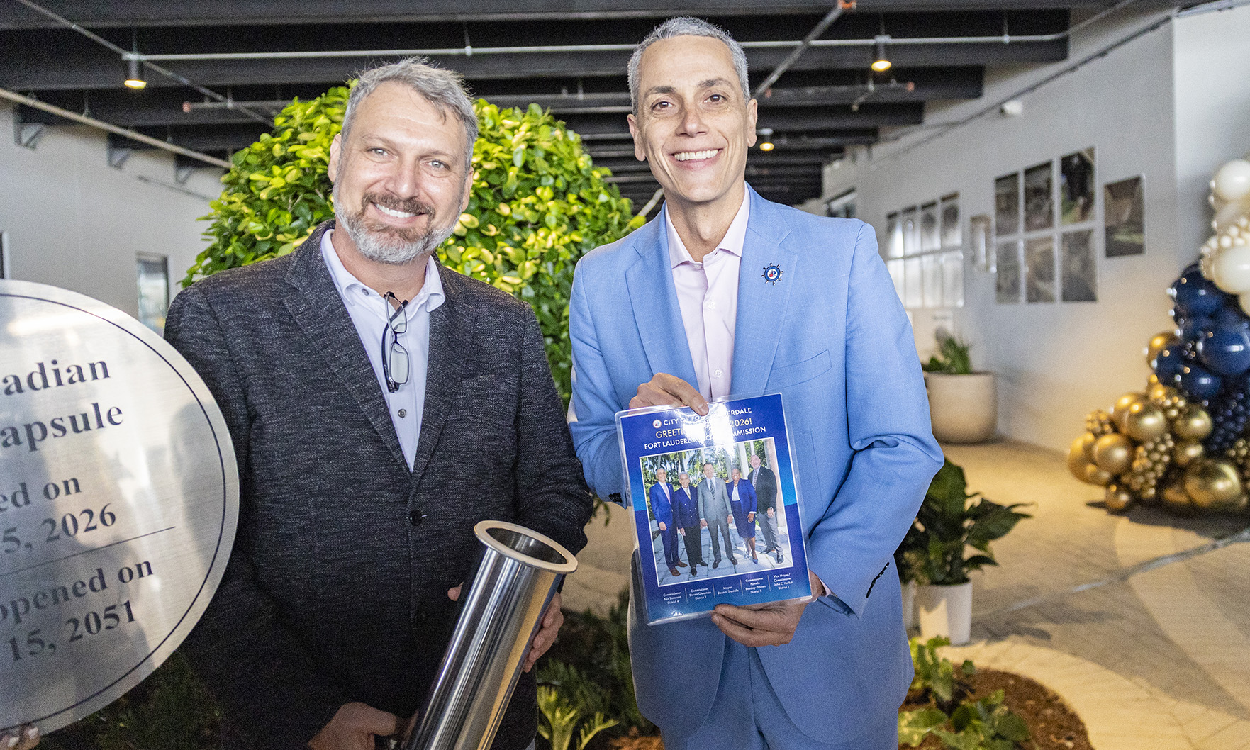 The Arcadian ribbon cutting and time capsule installation - South ...