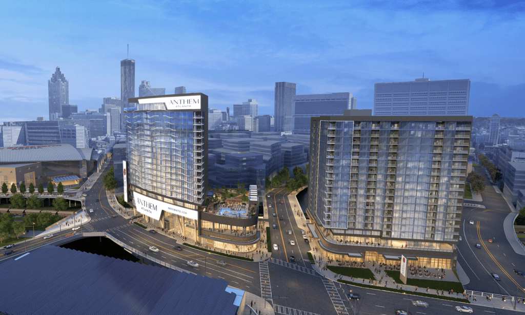 Centennial Yards breaks ground on residential, hotel towers - Atlanta ...