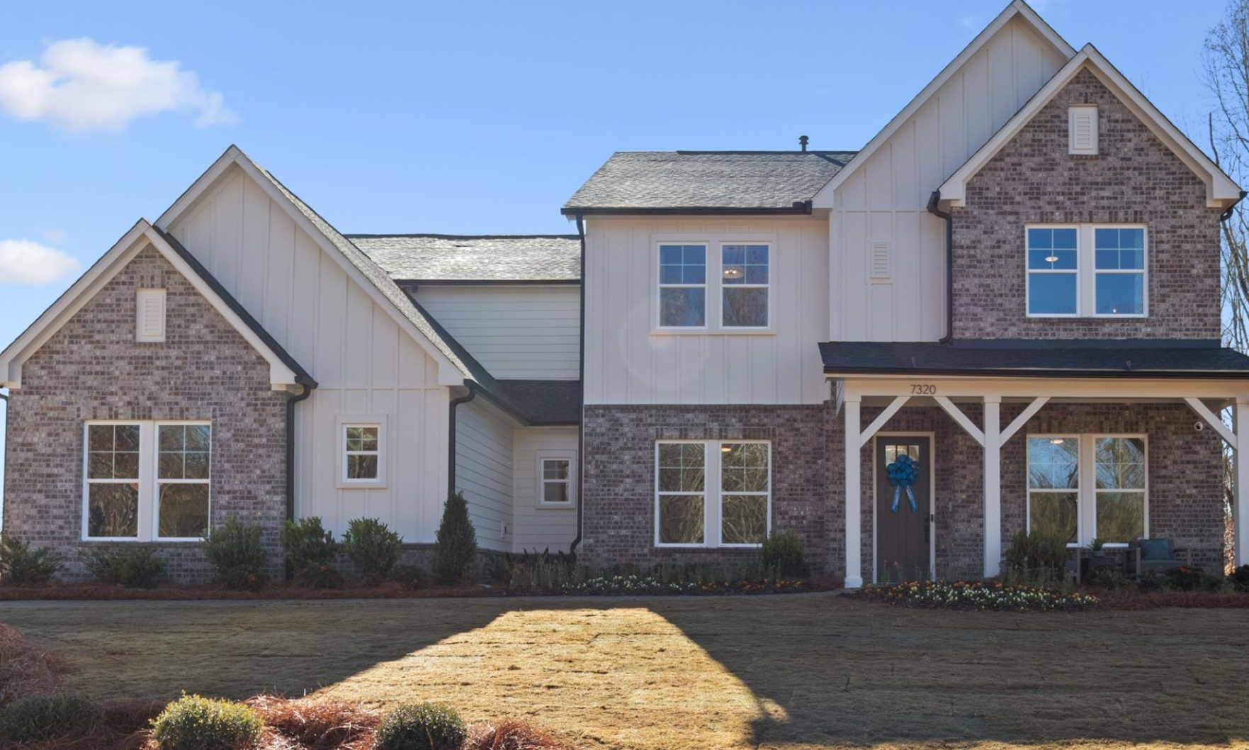 A model home at Meadow Brook Farms. (Image courtesy of David Weekley ...